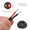 22 Gauge 2 Conductor Electrical Wire, 20M/65.6ft 22 AWG Insulated ...