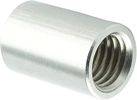 8 Stück Gewindemuffen M12 X 40 (D=15) rund, Edelstahl A2: Amazon.de: Baumarkt