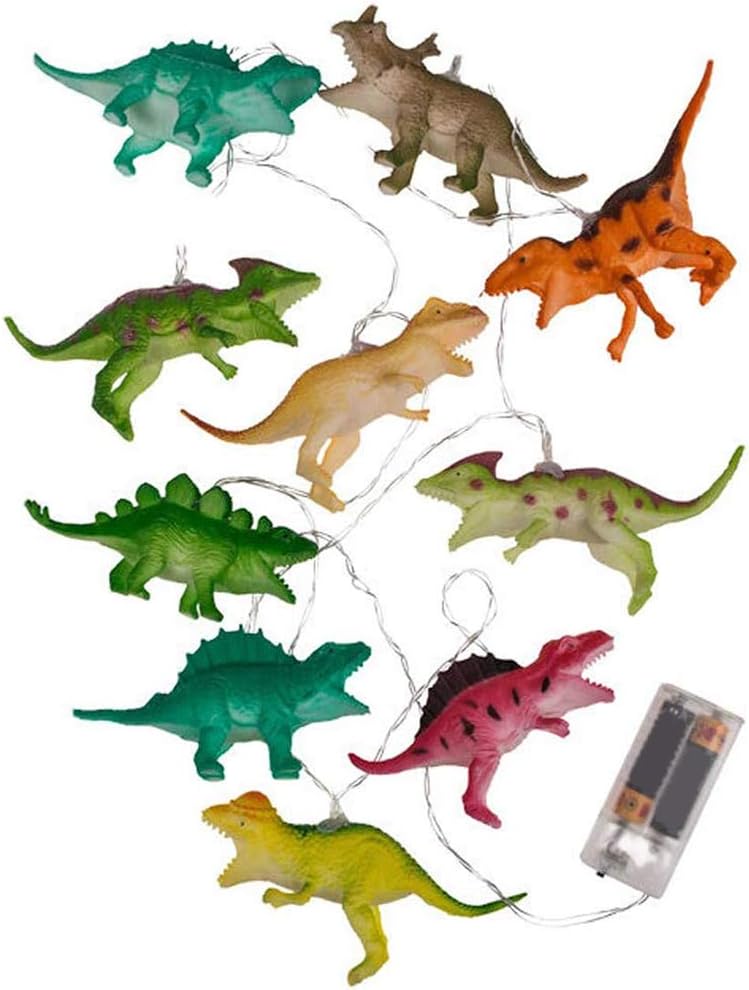 Newooh 10 Dinosaur Battery String Lights – LED Dino Fairy Lights Warm ...
