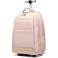 Amazon.com: Rolling Backpack,Travel Laptop Backpacks with Wheels 17 ...