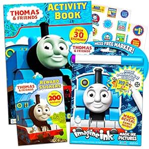 Amazon.com: Thomas the Train Imagine Ink Book and Sticker Book Set (2 ...