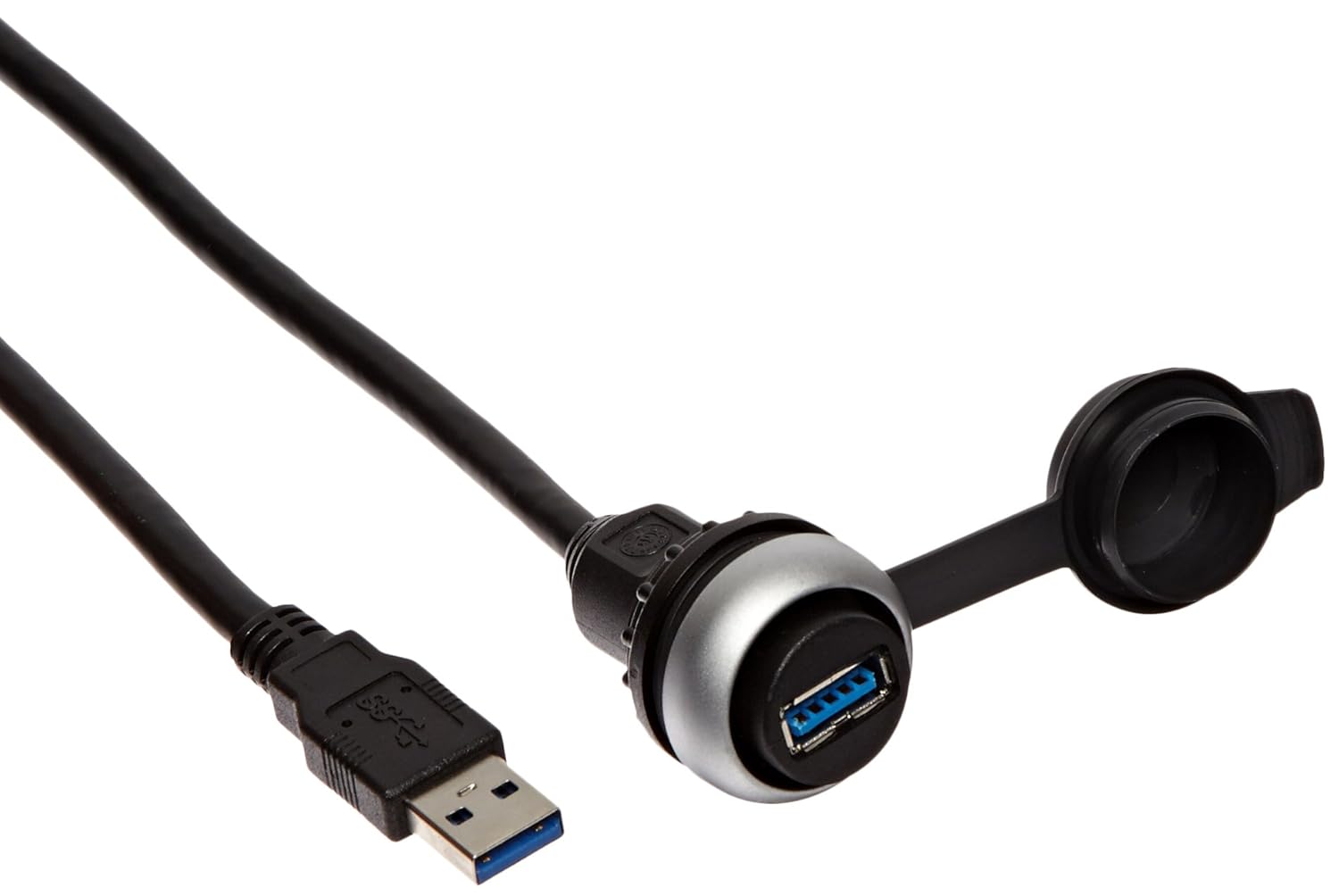 Eaton M22-USB-SA Bulkhead Interface, 22 mm Diameter Operators, USB 2.0 ...