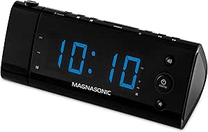 Amazon.com: Magnasonic USB Charging Alarm Clock Radio with Time ...
