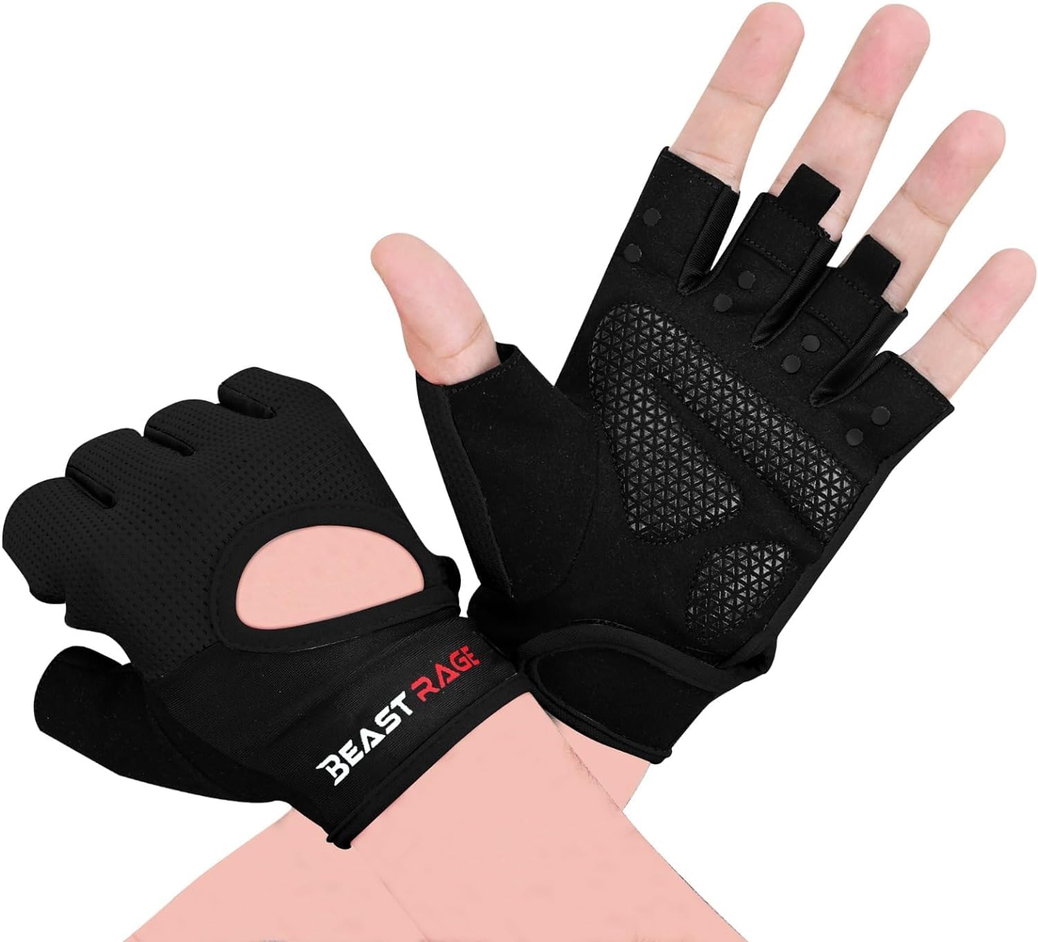 BEAST RAGE Workout Gloves for Men Gym Gloves for Weightlifting Women ...