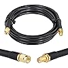 XRDS -RF 6ft SMA Male to SMA Female Coax Extension Cable, 50 Ohm KMR240 Low Loss SMA Coax ...