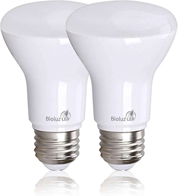 2-Pack BR20 R20 LED Bulb Bioluz LED Dimmable BR20 7W (50 Watt ...