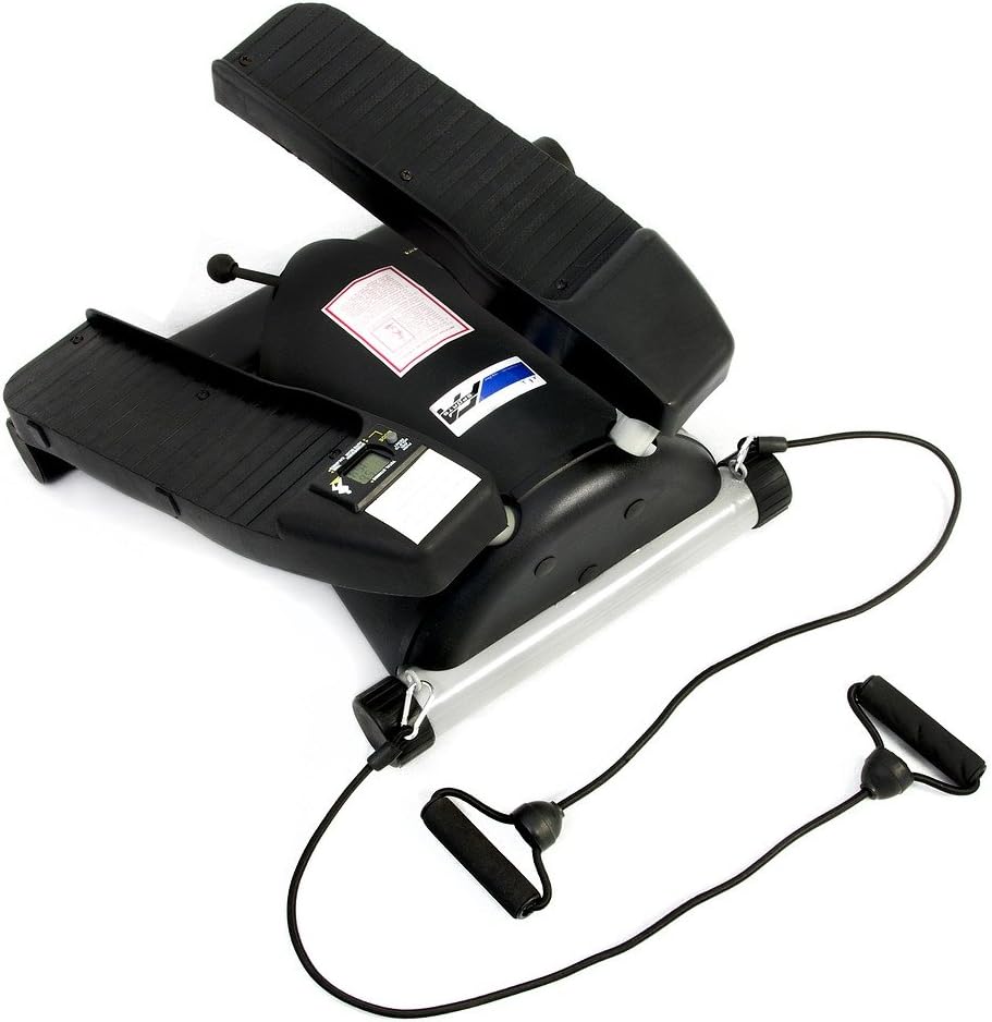 FA Sports Steptrainer Lateral Thigh Trainer, schwarz/silber, 51x26x29 ...