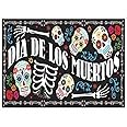 Amazon.com: Amscan Day of The Dead Halloween Party Sugar Skull Dia De ...