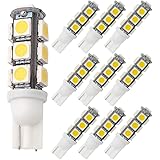 Amazon.com: SAWE - 42-SMD T10 168 12V LED Replacement Light Bulbs T15 ...
