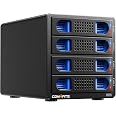 Amazon.com: CENMATE 4 Bay Hard Drive RAID Enclosure with Cooling Fan ...