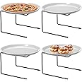 Amazon.com: IRONDIY 4 PCS Black Metal Pizza Table Stands,Pizza Rack ...