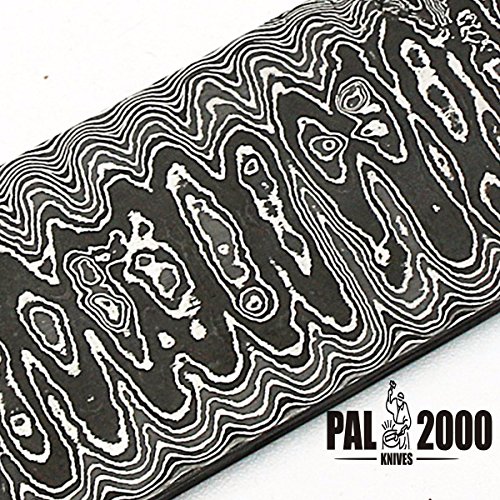 Handmade Damascus Steel Bar - Custom Damascus Steel Billet, Ladder ...