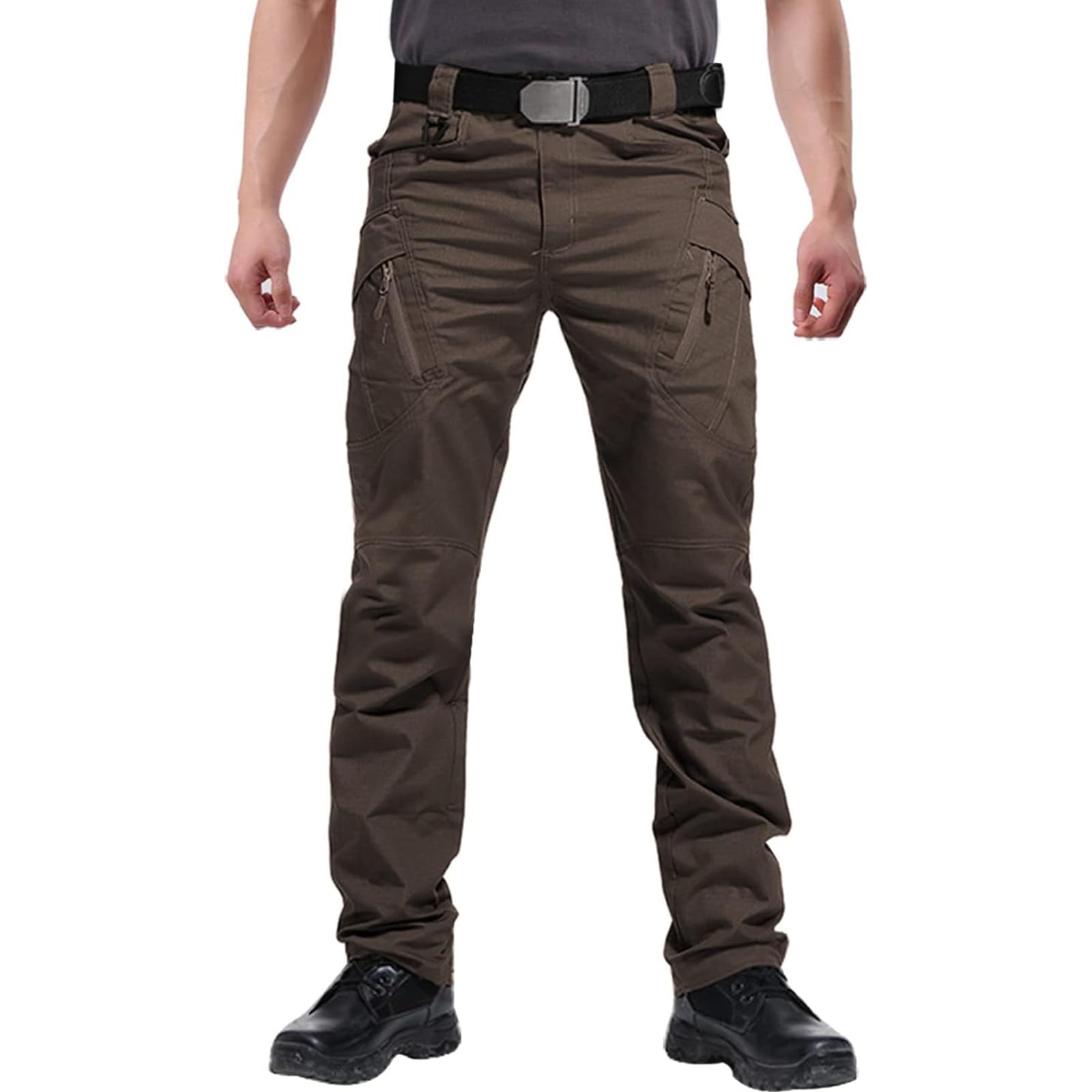 Hiwise Men's Ripstop Tactical Pants Water Resistant Stretch Cargo Pants ...