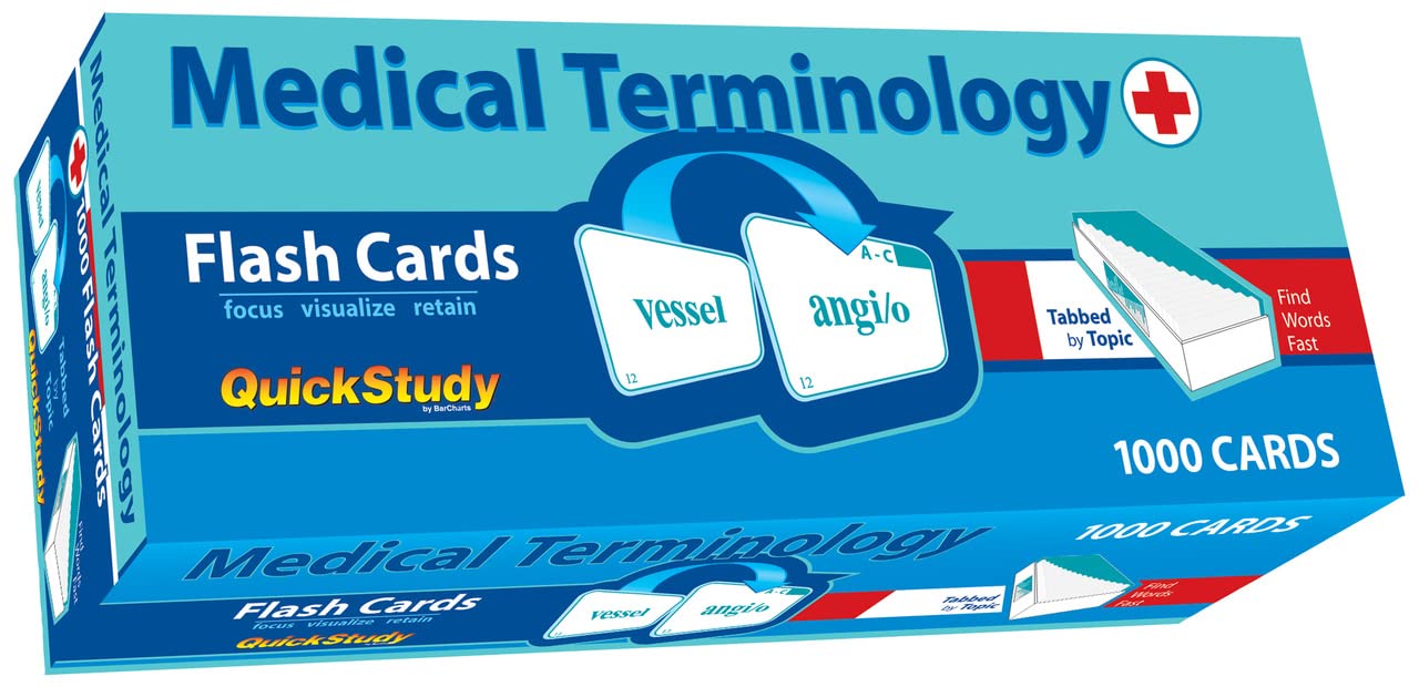 Mua Medical Terminology Flash Cards (1000 cards): a QuickStudy ...