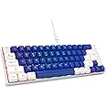 Amazon.com: GEODMAER 65% Gaming Keyboard, LED Backlit Mini Wired ...