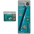 Sulcabrush Flosser Toothbrush with 2 Replacement Tips for Oral Hygiene ...