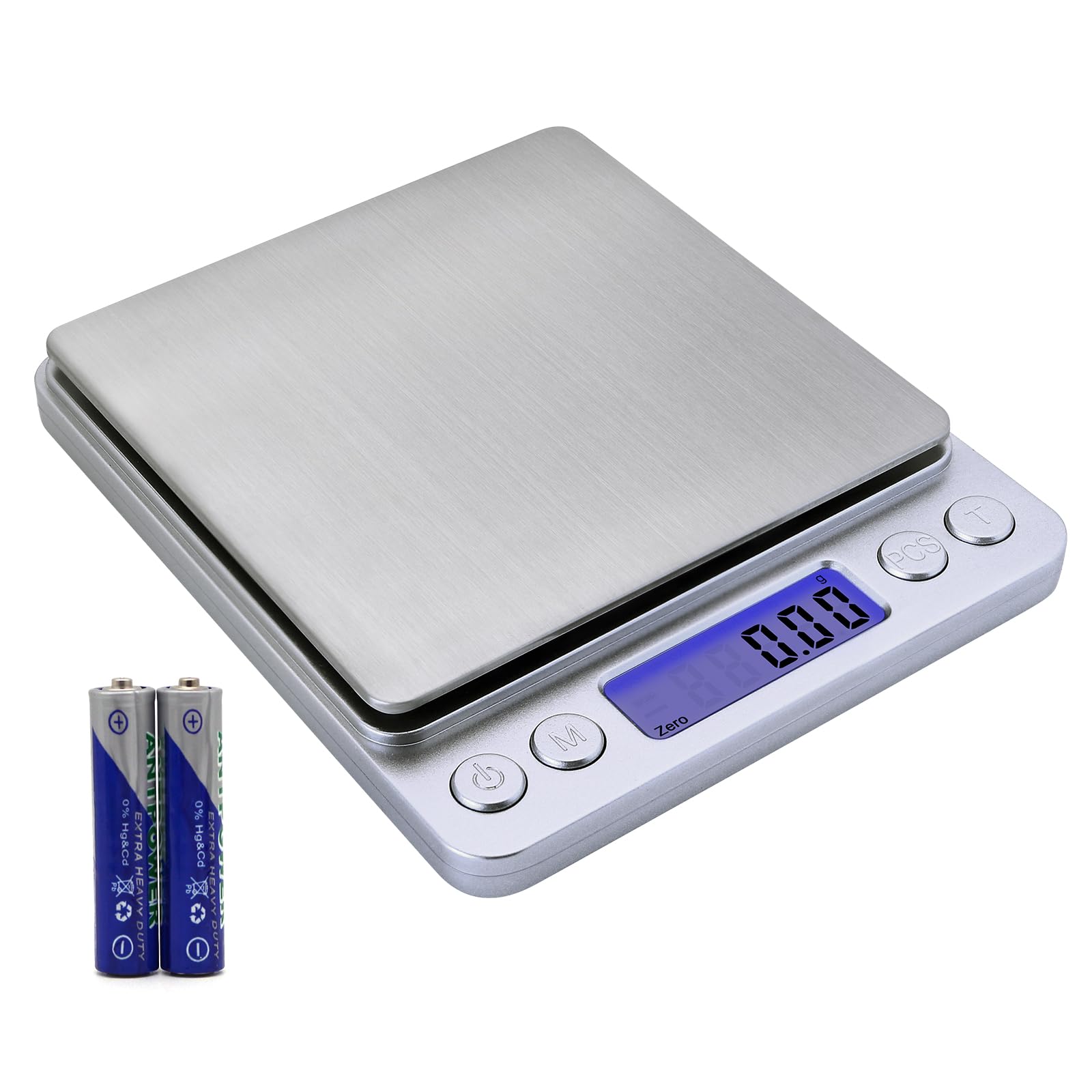 Barlunbee Gram Scale,Capacity 500g Accuracy 0.01g Mini Food Scales ...