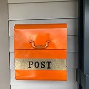 NACH FZ-M1002RD CJ Powder Coated Finish Wall Mounted Post Box Metal ...