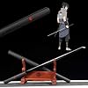 LQSLFsword Anime Cosplay Sasuke Sword with Uchiha Family Logo Kusanagi ...