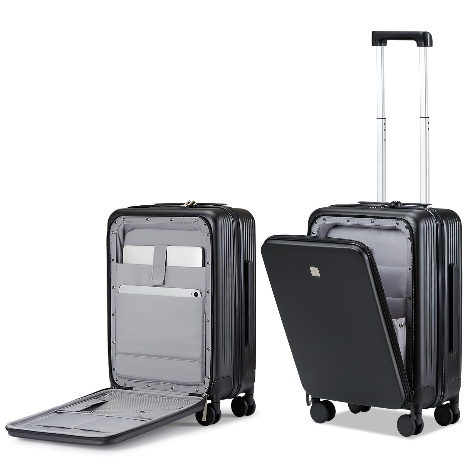 20 INCH ** Hanke Grace Carry On Luggage with Wheels Airline Approved ...