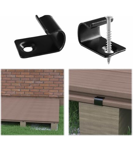 Hidden Deck Clips DeckWise (Black) Ipe Clip Extreme Hidden Deck ...