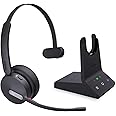Amazon.com: Yealink WH64 Teams Mono DECT & Bluetooth Wireless Headset, 606ft Range Microsoft ...