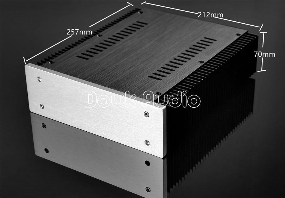Douk Audio Aluminum Chassis HiFi Case Amplifier Enclosure DAC Cabinet ...
