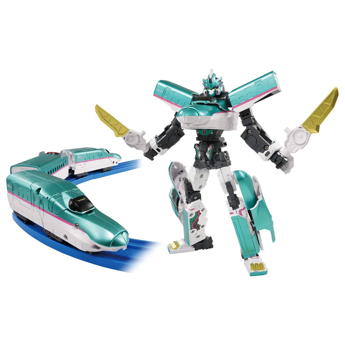 Mua Plarail Shinkansen Transforming Robot Shinkalion Z Shinkalion Z E5 Hayabusa Green trên ...