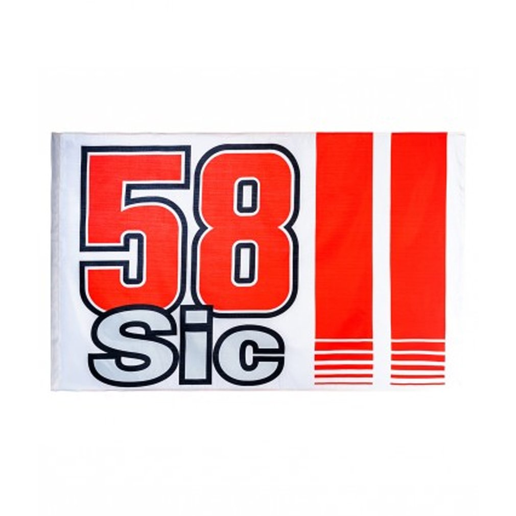 Marco Simoncelli 58 Moto GP Bandera Logo Oficial 2018 Accesorios para ...