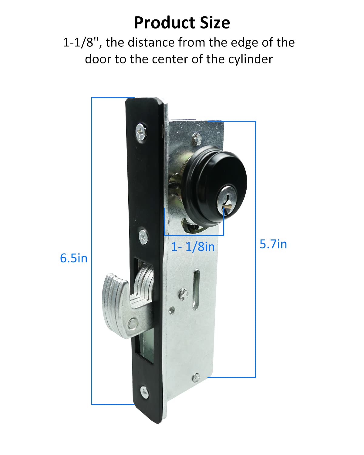 Mua Storefront Door Mortise Lock 1-1/8" Door Locks with Backset ...