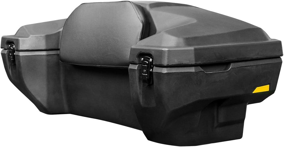 Black Widow ATV-CB-8030 Lockable Hard-Side Rear ATV Storage Box with ...