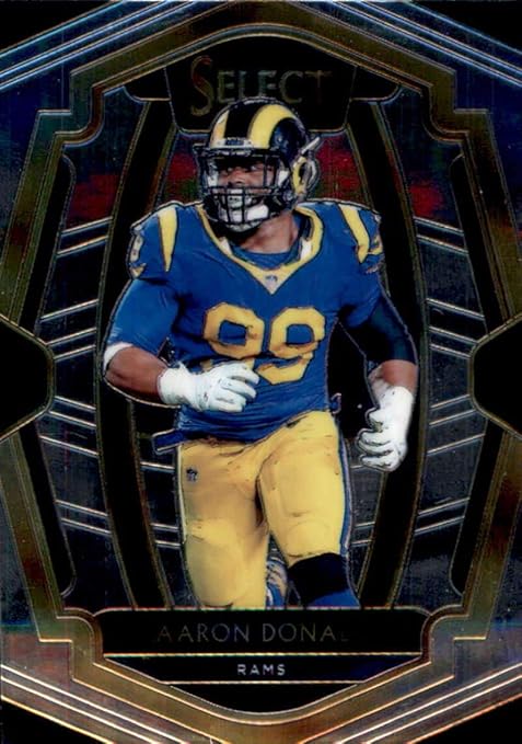 Amazon.com: 2018 Select Football #111 Aaron Donald Los Angeles Rams ...