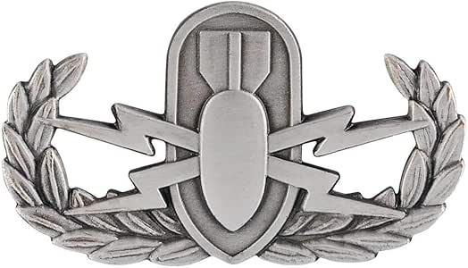 Amazon.com: Medals of America Explosive Ordnance Disposal EOD Badge ...