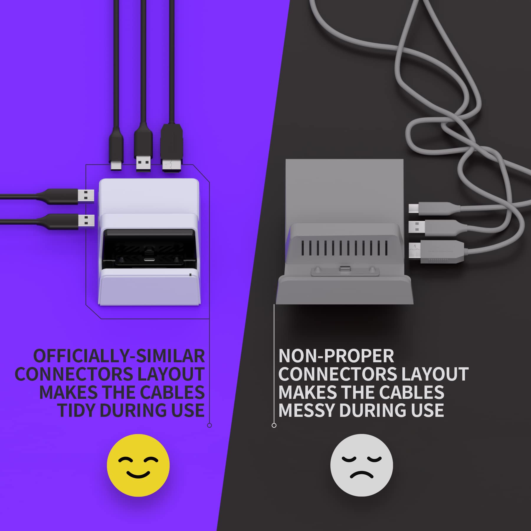 Mua AiryDocky DIY Kit White Replacement Case for Nintendo Switch Dock ...