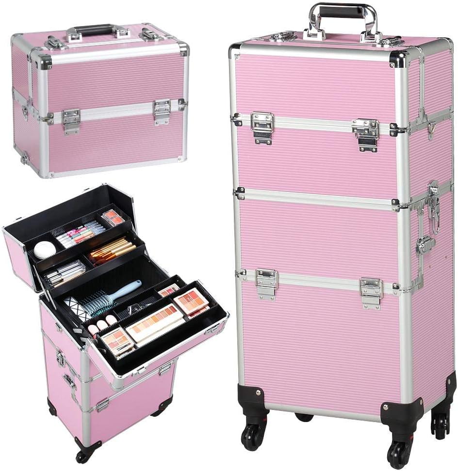Yaheetech Alu Kosmetikkoffer Schmuckkoffer Friseurkoffer Beautycase ...