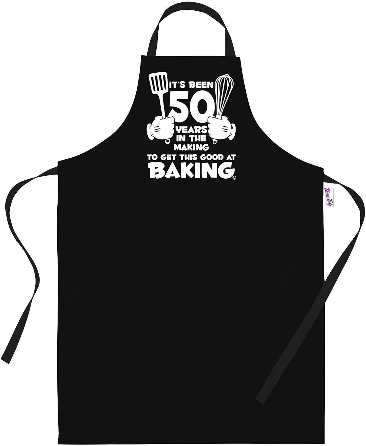 Amazon.com: Women's 50th Birthday Gift Apron It's Been 50 Years Aprons ...