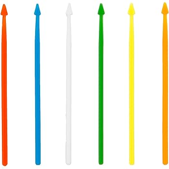 Amazon.com | Arrow Picks, 100 Plastic Cocktail & Food Toothpicks, 6 ...