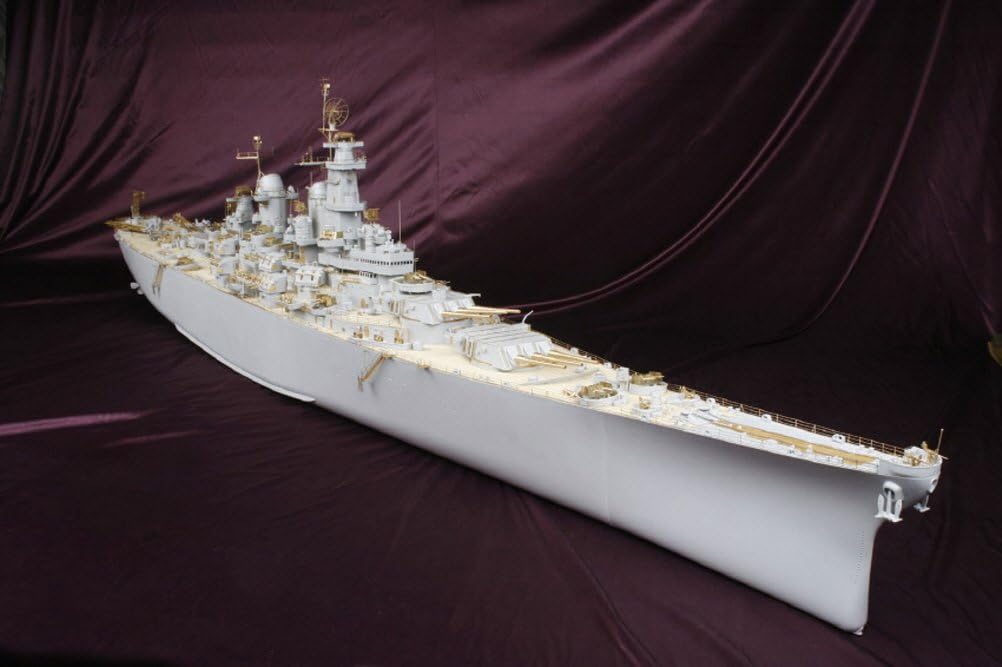 MK.1 Design 1:200 MISSOURI BB-63 Super Detail-up DX Pack for Trumpeter ...