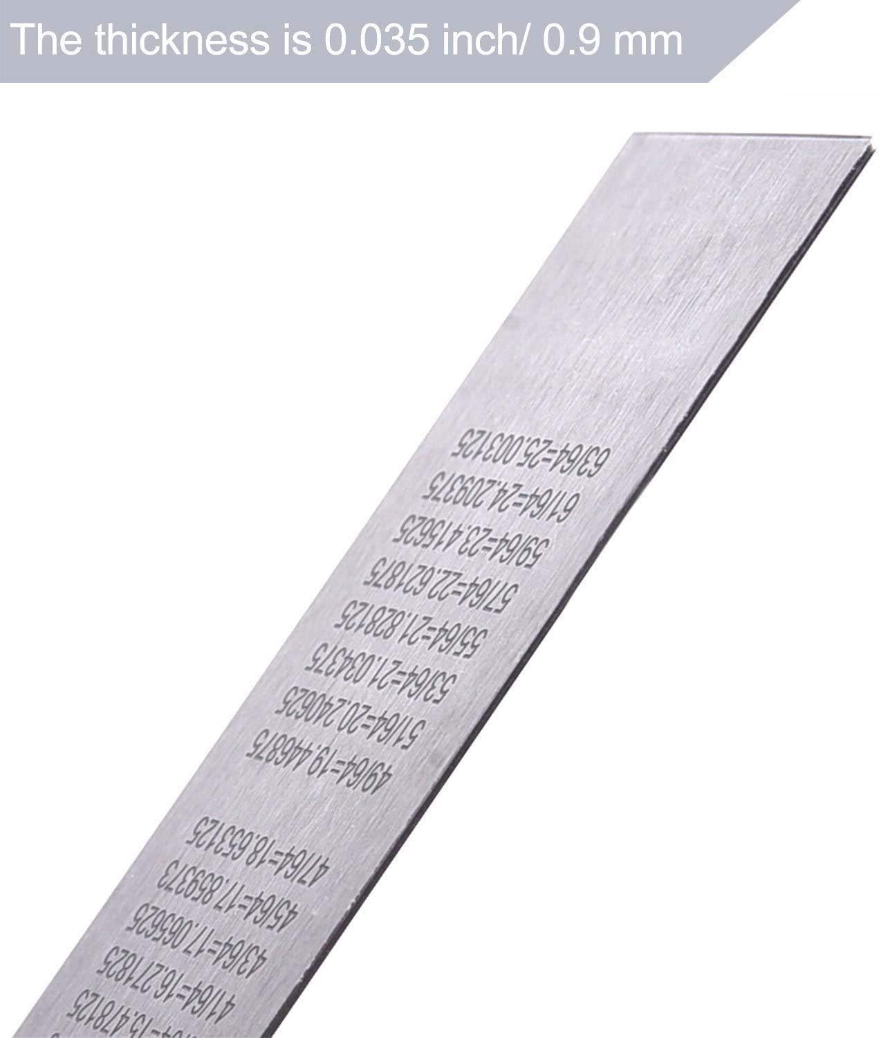 Whopper Heavy Duty Stainless Steel Ruler Set 12 Inch (30 cm) Metal ...