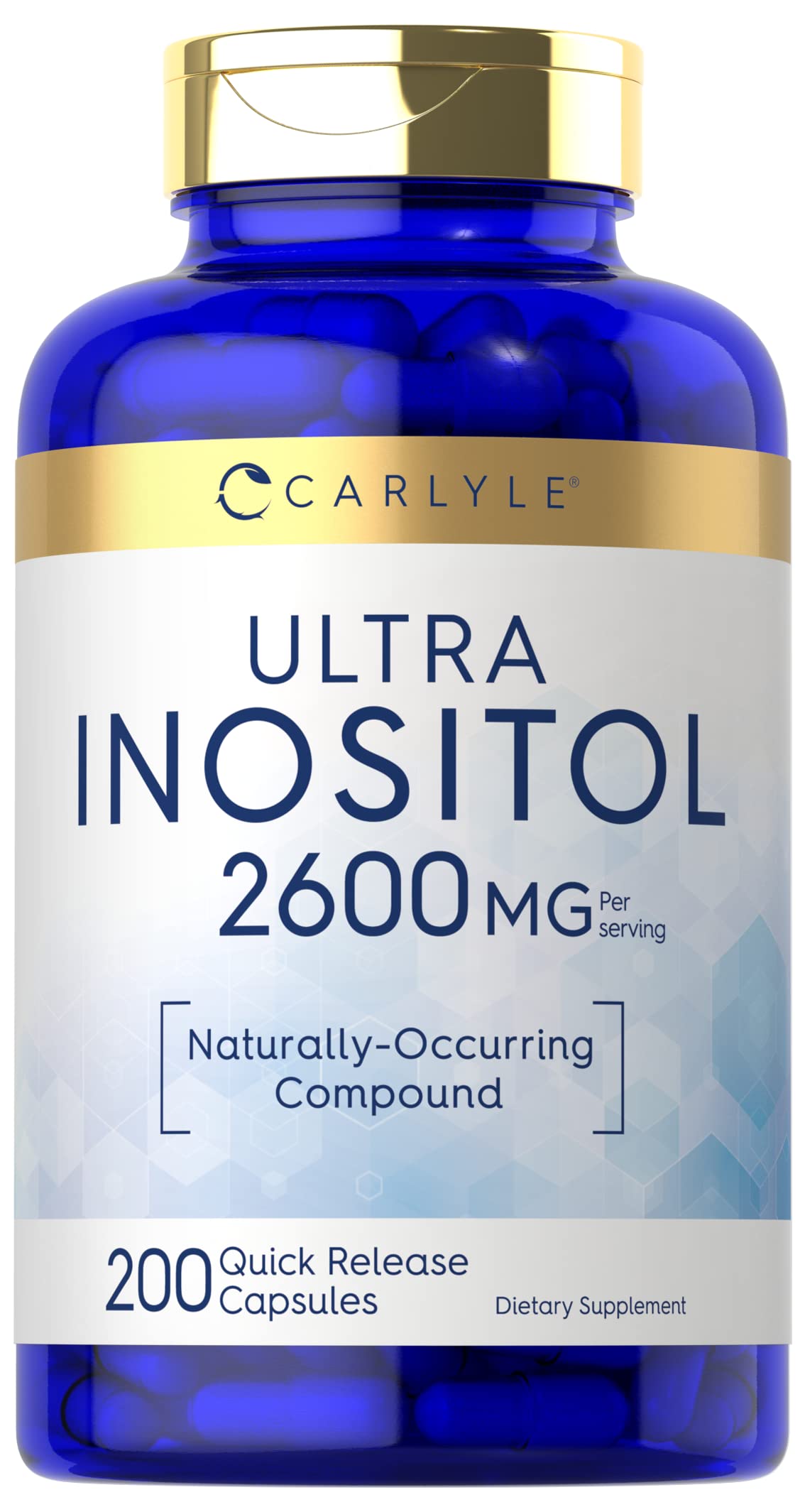 Mua Inositol Capsules 2600mg | 200 Count | Non-GMO, Gluten Free Myo ...