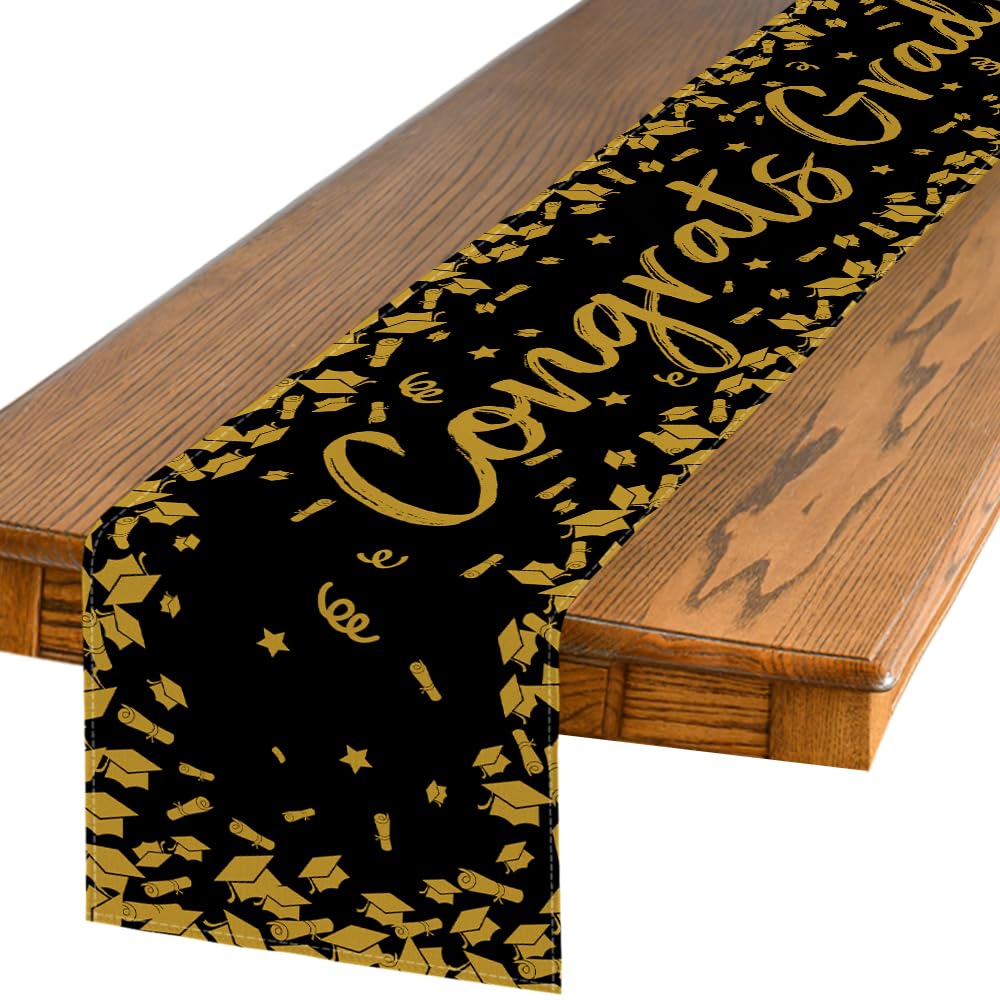 Artoid Mode Black Cap Diploma Congrats Grad 2025 Graduation Table ...