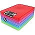 WestonBoxes A4 Plastic Craft Storage Boxes (Multicolour, Pack of 5 ...