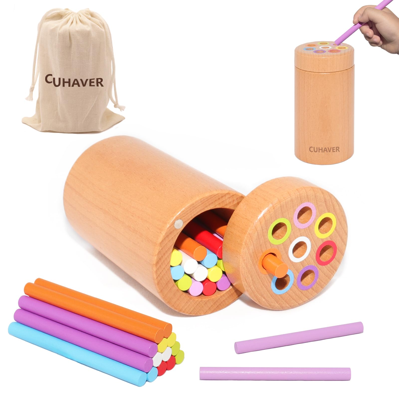 CUHAVER Montessori Toys are for Children Over 18 Months Old, Sensory ...
