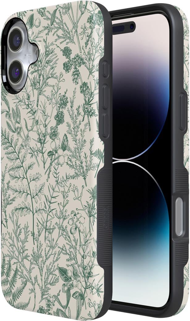 Mua Casely iPhone 16 Case | Sage Garden | Green Floral | Bold Protective Case Design ...