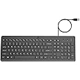 Amazon.com: HP 150 Wired Keyboard - Full-Sized, Keyboard with Numeric ...
