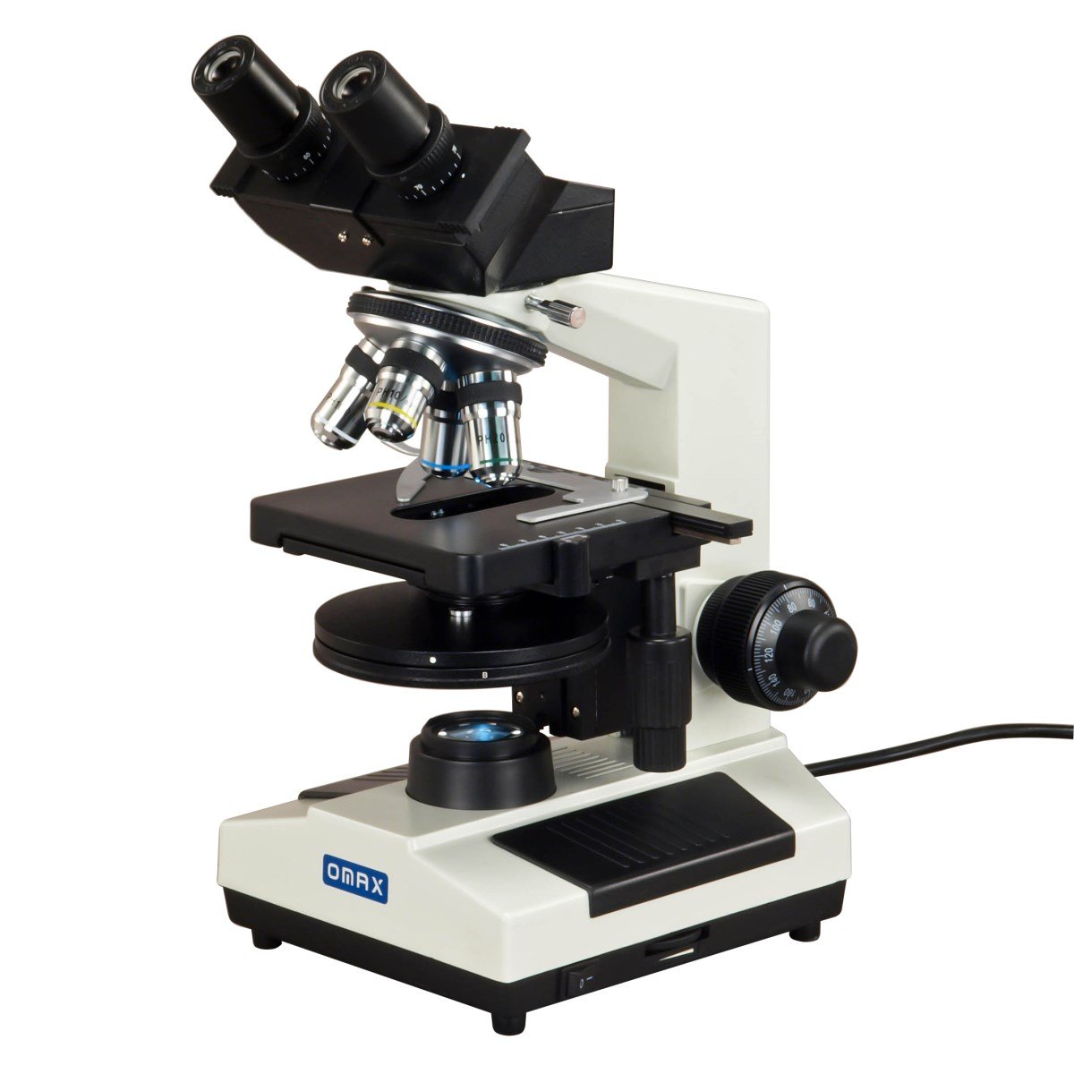 OMAX 40X-2000X Binocular Compound LED Microscope With Phase Contrast ...