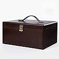 Amazon.com: LaMorée Wooden Storage Box, 12.6x9.25x6 inches X-Large Wood ...