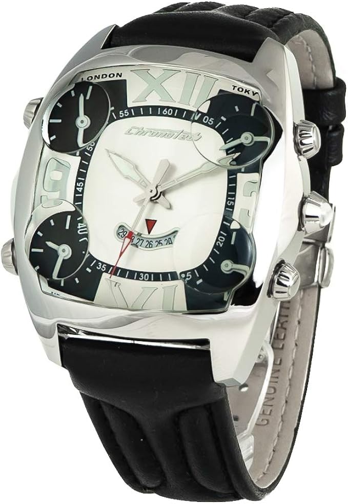 Chronotech Men's CT.7677M/11 Globe Chronograph Watch: Chronotech ...