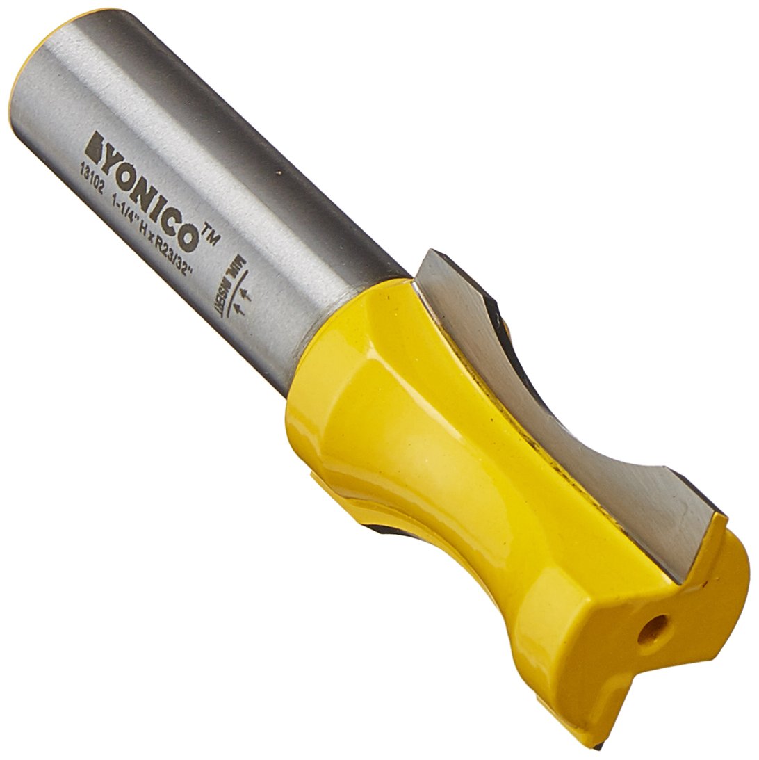 Yonico 13102 23 32 Inch Radius Convex Column Face Molding Router Bit 1 