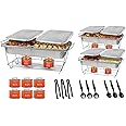 Amazon.com: Disposable Chafing Dish Buffet Set, 33 Piece of Chafing ...